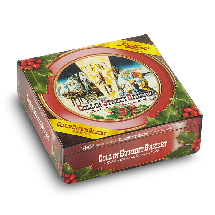 Regular DeLuxe® Fruitcake in Red Holly Gift Box
