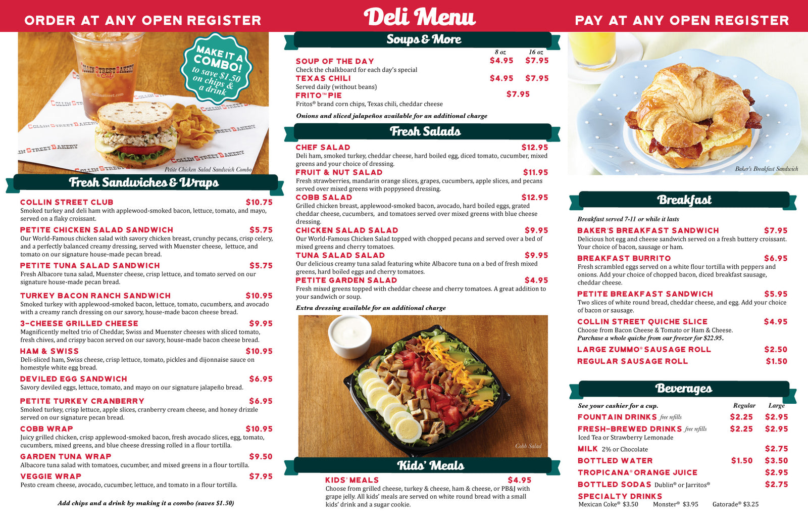 Café Locations | Collin Street Bakery